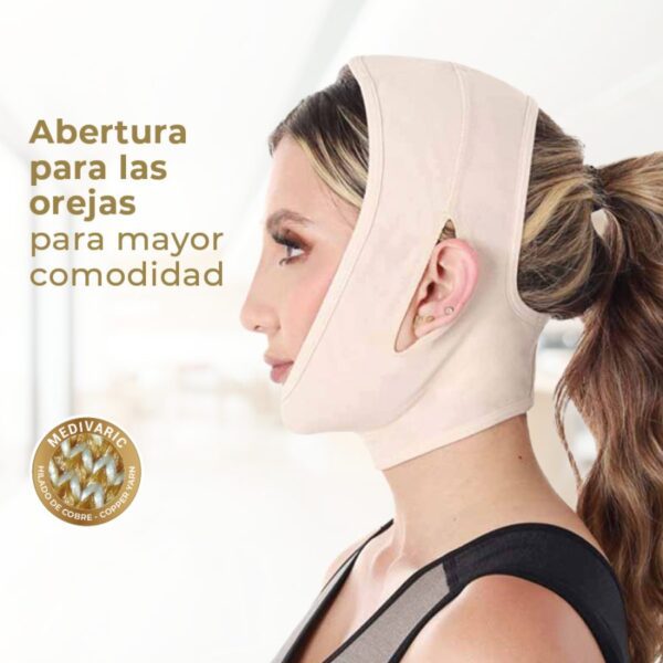 Mentonera con hilado de cobre (REF.MV0521) – www.falud.do
